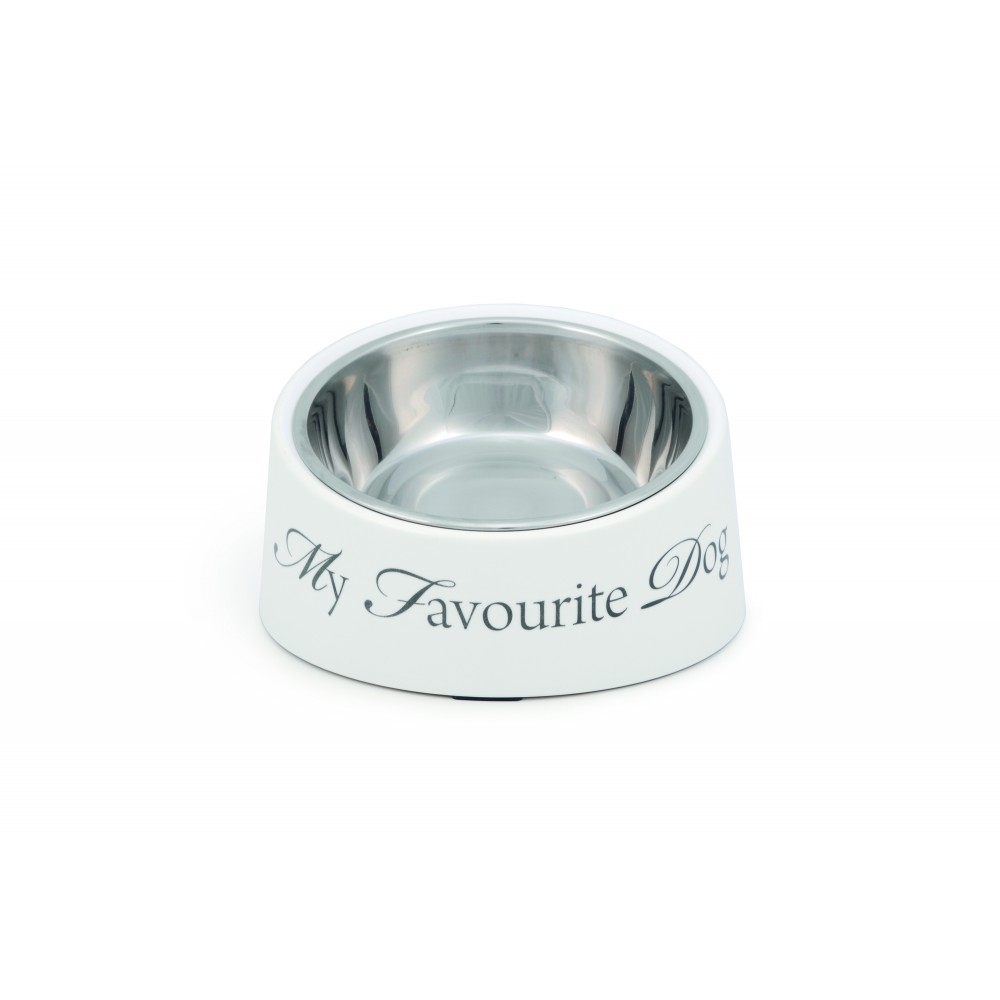 Beeztees My Favourite Dog Миска для собак, белая (18 см) - Миски для ...