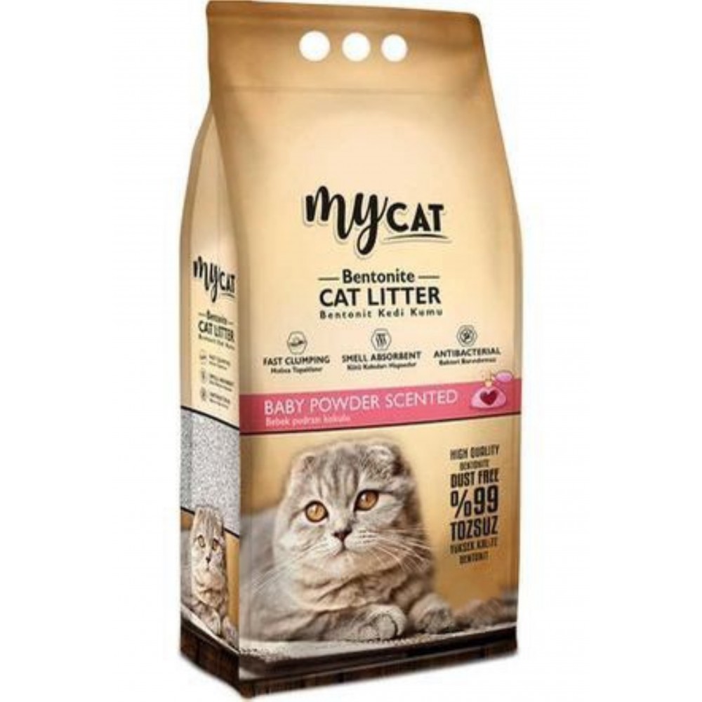 My Cat Комкующийся наполнитель для кошачьего туалета, с ароматом ...