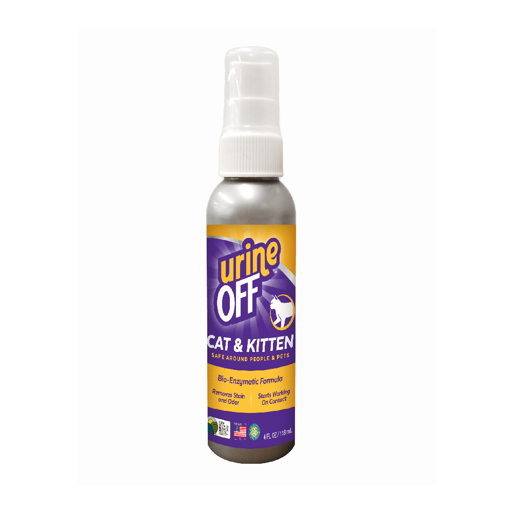 Urine Off Ликвидатор пятен и запаха для кошек и котят, 118 мл ...