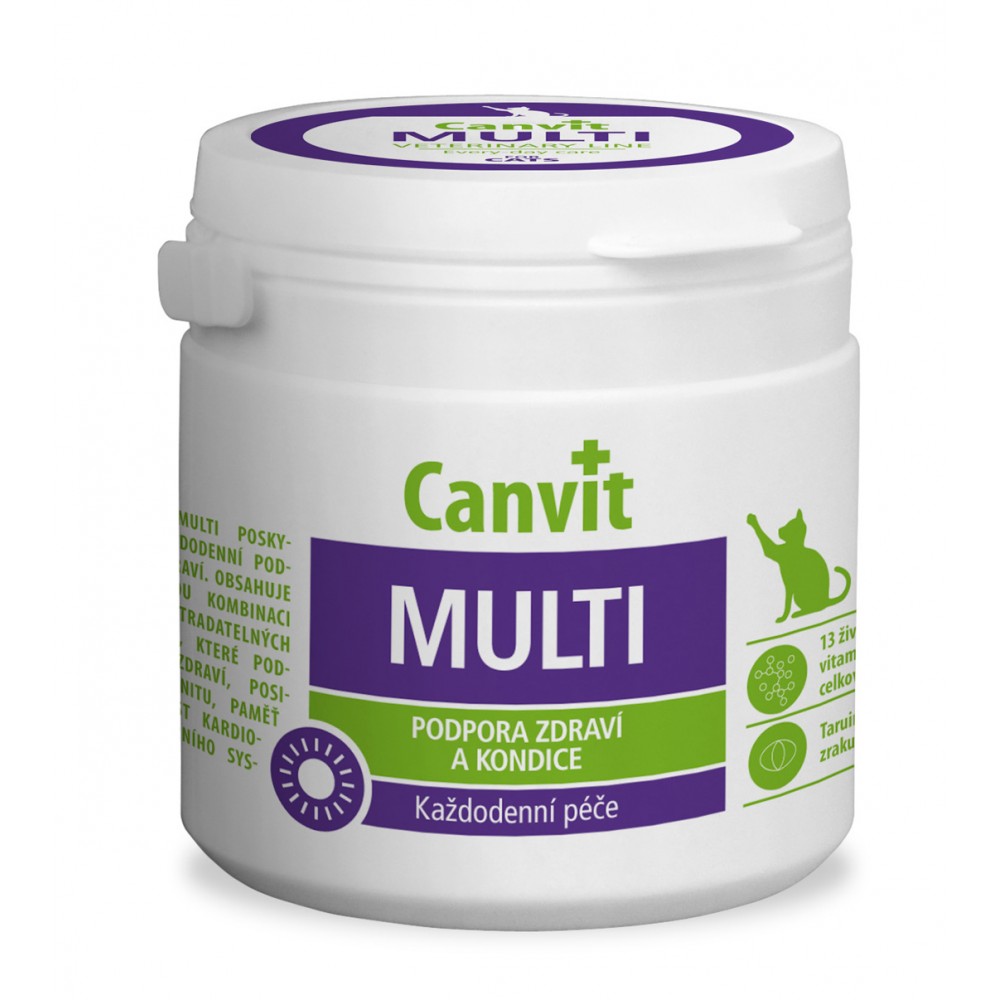 Canvit Multi Pişiklər üçün vitamin kompleksi 100 q/100 tab | Biopet.az