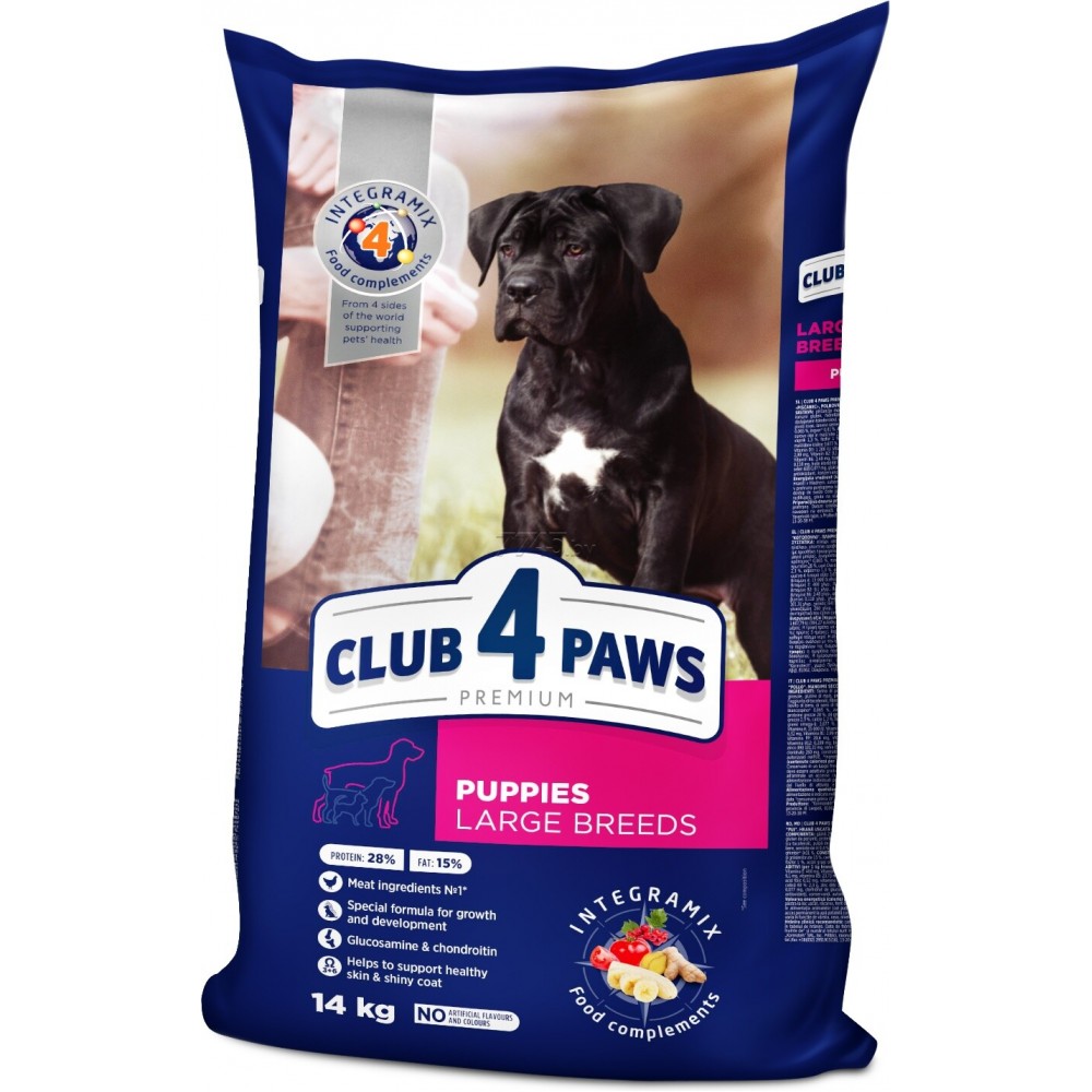 Club 4 Paws Puppy Large Breeds Dry Food, Chicken (kg) | Biopet.az
